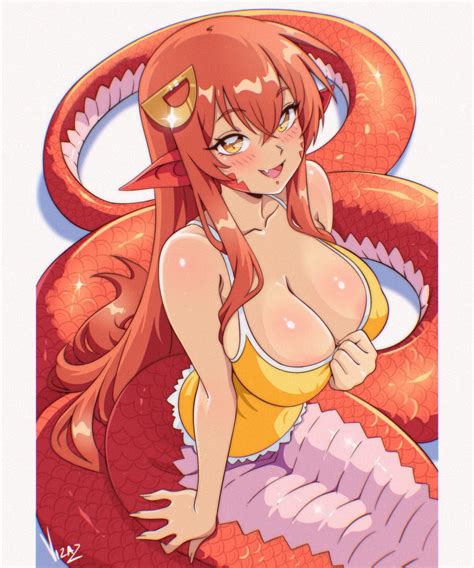 Miia Monster Musume No Iru Nichijou Drawn By Vizaz Danbooru