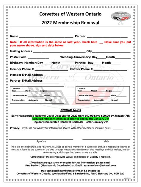 Fillable Online Cwo Renewal Membership Application Form 2022 Fax Email Print Pdffiller
