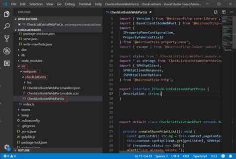 Create A SharePoint List Using SharePoint Framework SPFx
