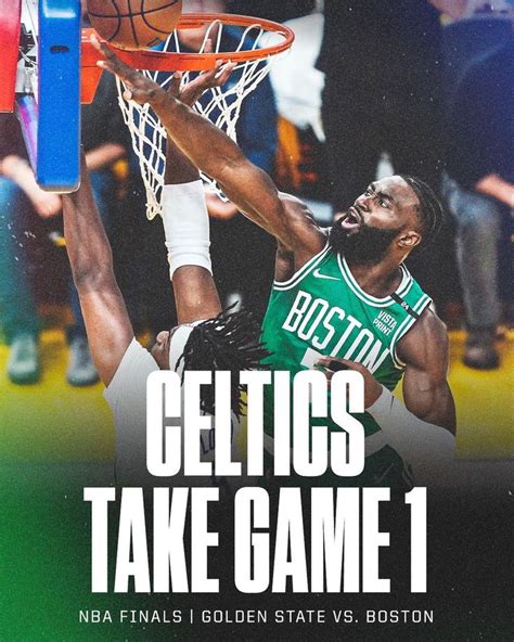 Nba On Espn On Instagram Boston Goes On A Huge Run To Take Game 1 Of The Nbafinals On The