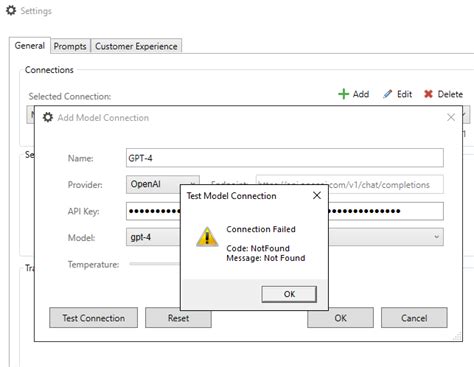 How Can I Make The Connection To Model Gpt In AI Professional