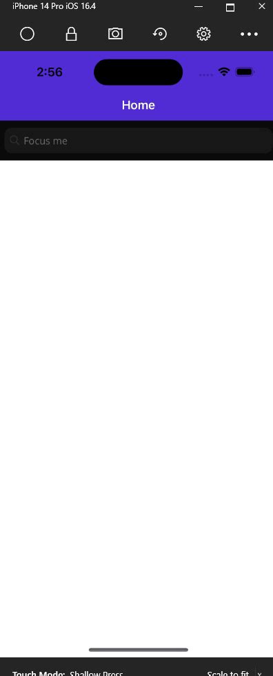 SearchBar Focused And Unfocused Not Working On IOS Issue 16580