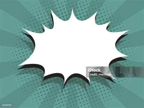 추상 만화책 빈 말풍선 하프톤 점선 배경이 있는 팝 아트 만화 Championship에 대한 스톡 벡터 아트 및 기타 이미지