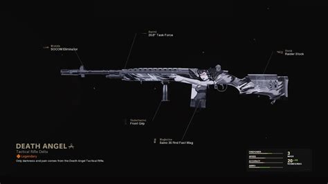 Death Angel Cod Warzone And Black Ops Cold War Weapon Blueprint