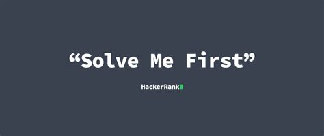 Menyelesaikan Soal Solve Me First Di Hackerrank Dev Community