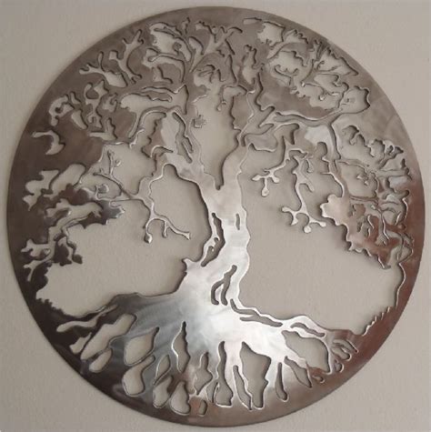 Декоративные изделия из листового металла | Metal tree wall art, Tree ...