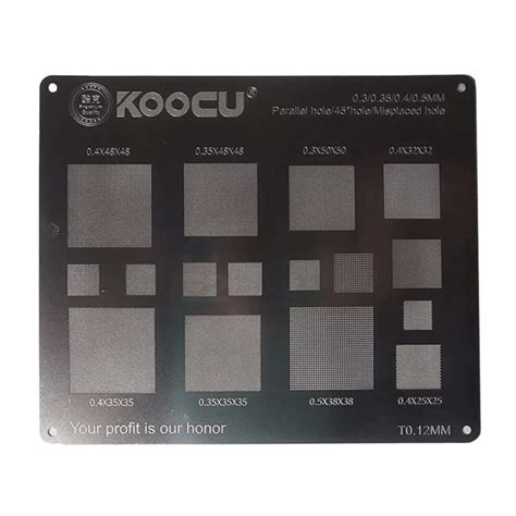 Universal Stencil For Bga Ic Reballing Use Solder Paste Smd