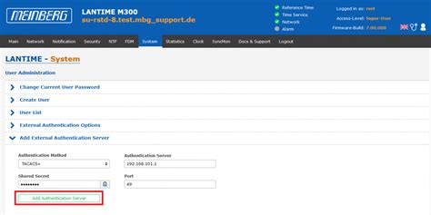 Lantime Configuring Tacacs Authentication Knowledge Base