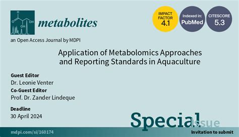 Application Of Metabolomics Approaches And Reporting Standards In
