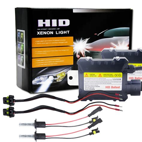 55w Hid H7 4300k 크세논 전구 조명 변환 키트 고강도 방전 합금 안정기 따뜻한 흰색