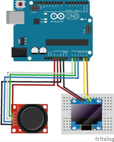 Arduino OLED 128X64 IIC Serial Display Printing Text And Moving Images Electronics Projects For
