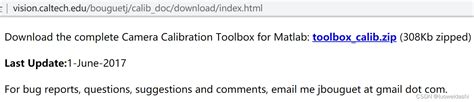 单目相机的标定（matlab）matlab单目相机标定 Csdn博客