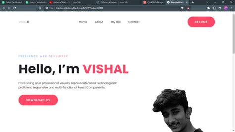 Do Web Design Using Html Bootstrap Css Javascript By Vishalsuthar331