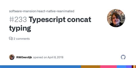 Typescript Concat Typing · Issue 233 · Software Mansionreact Native