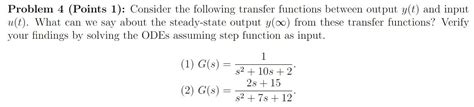 Problem Points Consider The Following Transfer Chegg