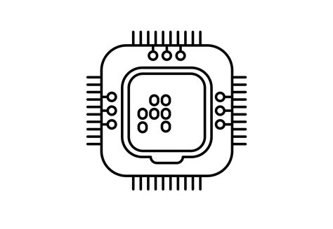 Cpu Processor Icon Graphic By Tivecreate · Creative Fabrica
