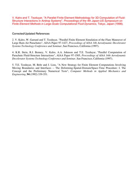 Pdf A Parallel Finite Element Methodology For 3d Computation Of Fluid