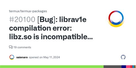 Bug Librav E Compilation Error Libz So Is Incompatible With Elf X Issue
