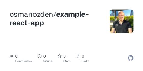 Github Osmanozdenexample React App