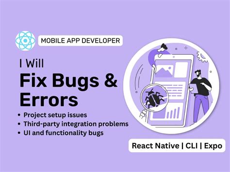 Bugs And Errors Fixed In Your React Native Cli Or Expo Project Upwork