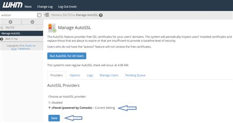 How To Enable Manage AutoSSL In WHM Server Troubleshooting Tutorial Steps To Manage Servers