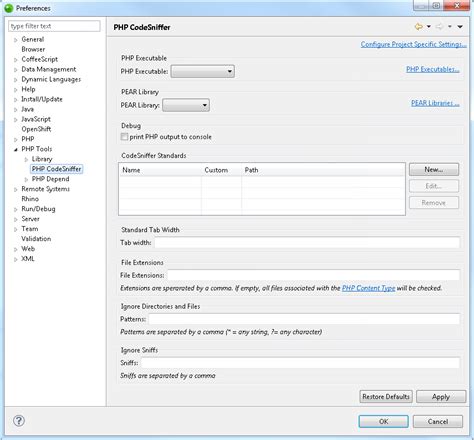 Working With Phpcodesniffer