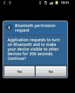 Bluetooth Data Transfer With Android