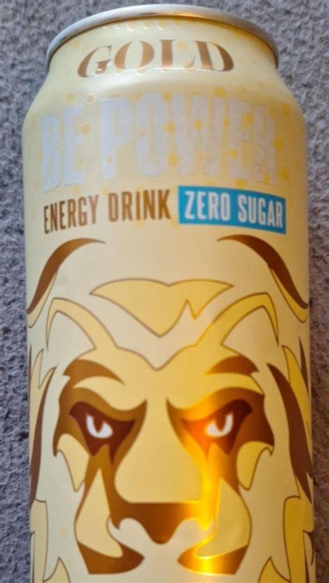 Energy Drink Zero Sugar Gold Sparkling Wine Be Power Kalorie Kj A