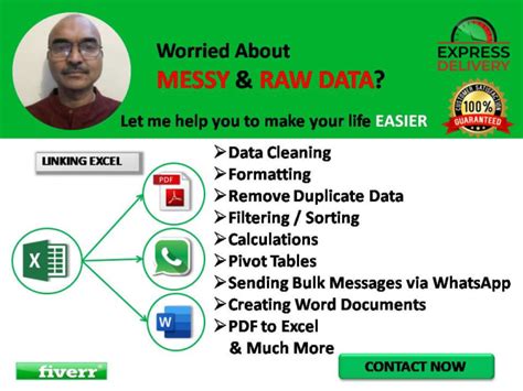 Do Data Cleaning Editing Sorting Format Pivot Tables By Merwyn1969