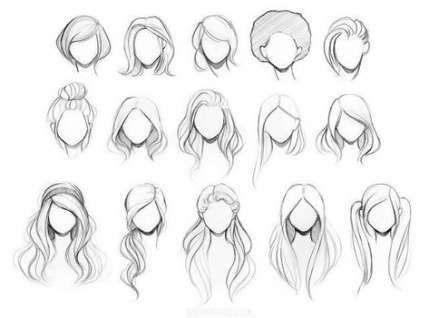 How To Draw A Girl With A Ponytail