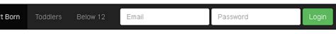 Twitter Bootstrap Inline Form Example