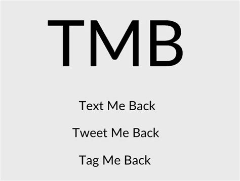 Tmb Meaning Decode Internet Slang