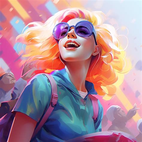 Premium Ai Image Sports Fan Girls Cheering And Having Fun