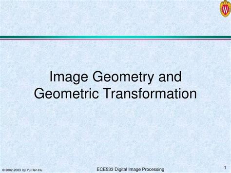 PPT Image Geometry And Geometric Transformation PowerPoint Presentation ID 1820755