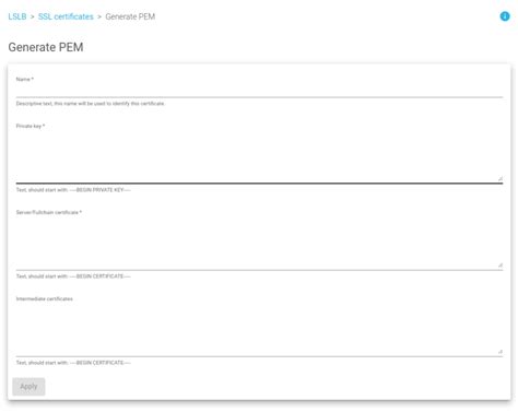 Lslb Ssl Certificates Generate Pem