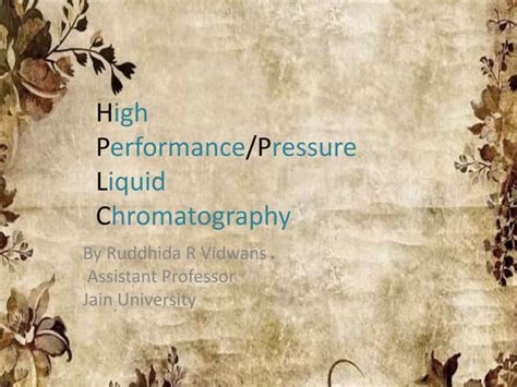 Pka And Log P Determination Pptx