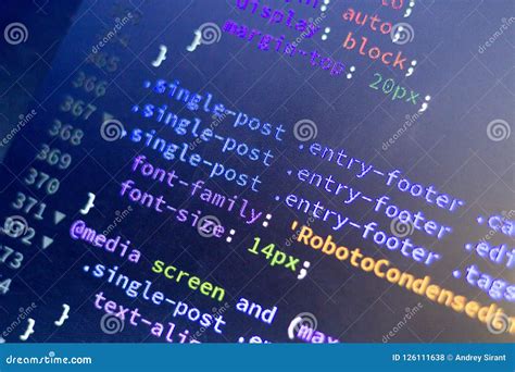 Codice Di Sviluppo Web Cssless Disegna Le Linee Dello Scritto Del
