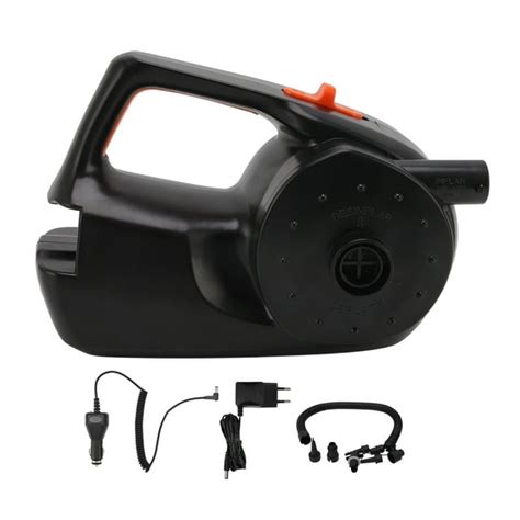 Electric Air Pump Air Inflation Pump 80w With Car Charger 12v Eu Plug 100240v For Inflatable