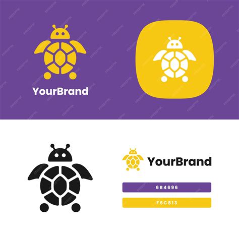 Premium Vector Tech Turtle And Robot Logo Design