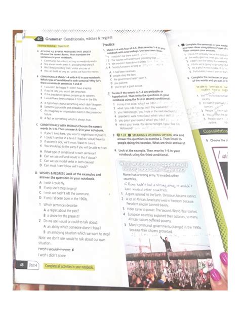 4c Grammar Conditionals Wishes And Regrets Pdf