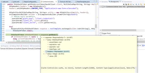 Java Not Getting Response Body From Resttemplate Exchange While