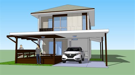 ขึ้นโมเดล 3มิติ ด้วยโปรแกรม Sketchup