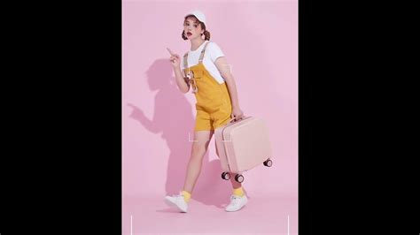 20인치 파스텔 스튜어디스 캐리어 기내용 여행가방 4휠 타오바오 꿀템 구매링크 포함 Youtube