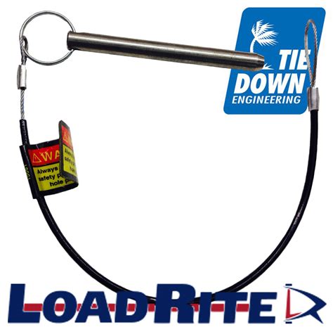 ACTUATOR SAFETY PIN WITH CABLE K K Load Rite Trailers