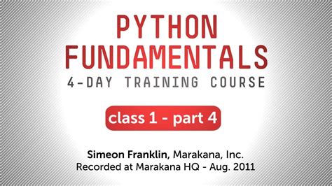 Python Training Defining Functions Youtube