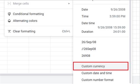 How To Change Currency In Google Sheets