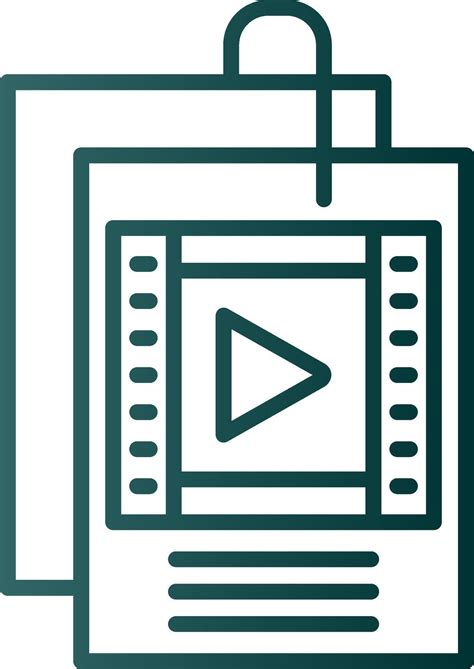 Script Line Gradient Icon 43684240 Vector Art At Vecteezy