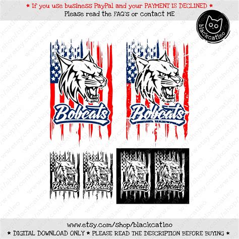 Bobcats SVG Bobcat Cut File Bobcat Vector T Shirt Design Etsy