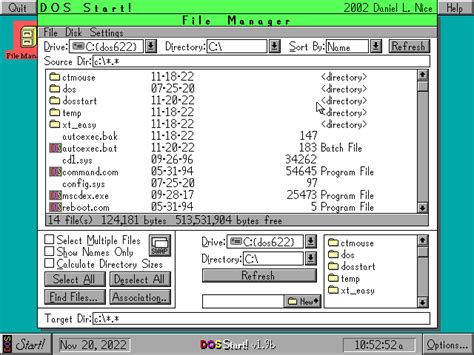 DOS Start DOS GUI