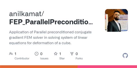 Github Anilkamatfepparallelpreconditionedcg Application Of